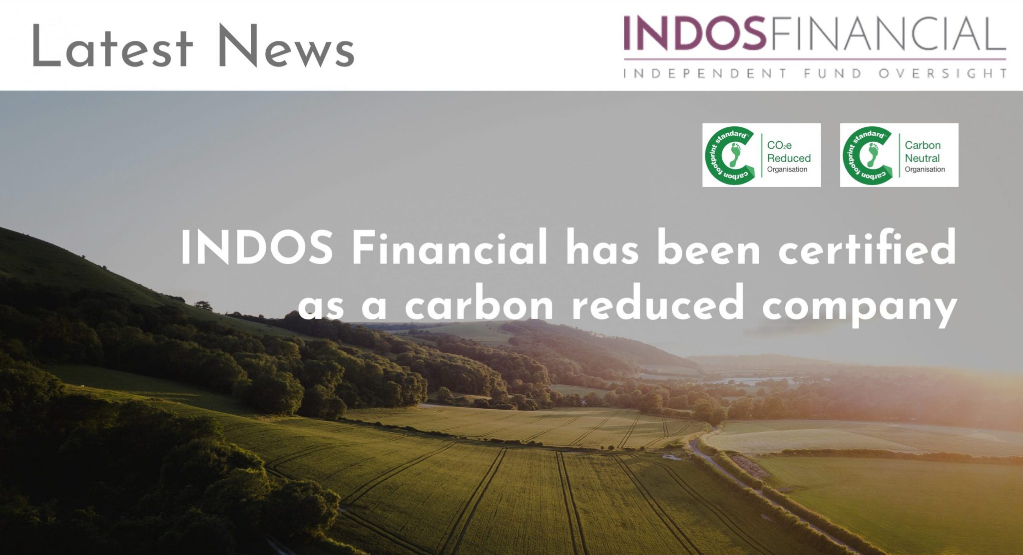 INDOS has been certified as a carbon reduced company– INDOS Financial | JTC